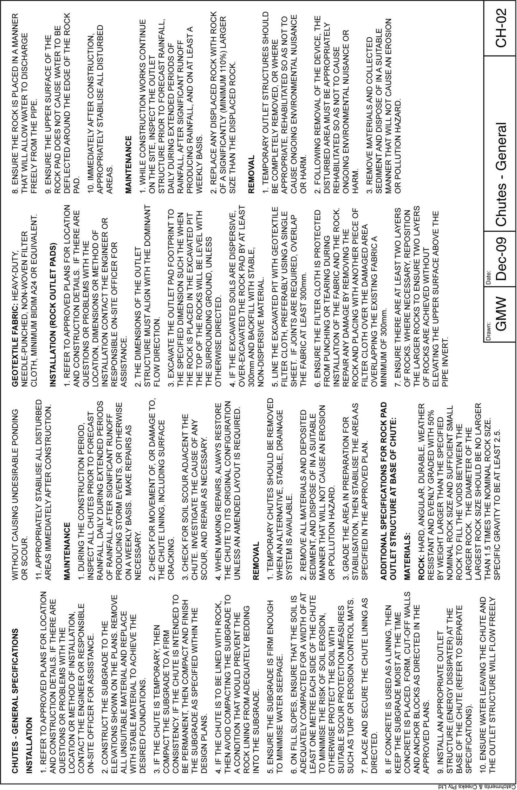 Drainage Control | Catchments and Creeks